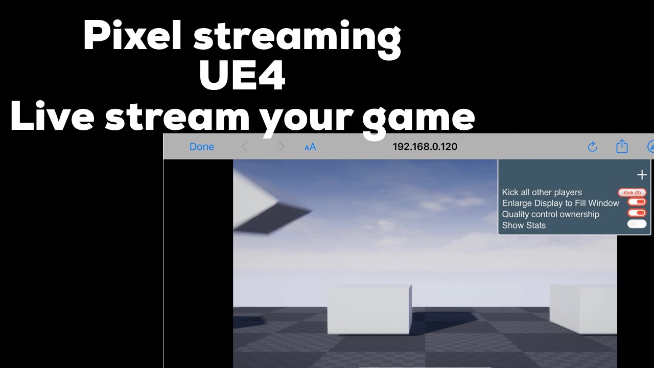 UE4像素流送教程 - BimAnt