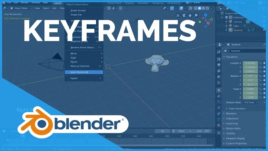 Blender关键帧动画教程 - BimAnt